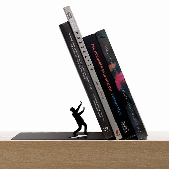 20 Amazing Book Ends for When You Run Out of Places to Store Your Books ...