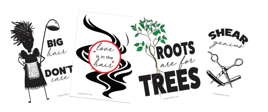 Free Printable Hair Stylist Cards - Unique Gifter