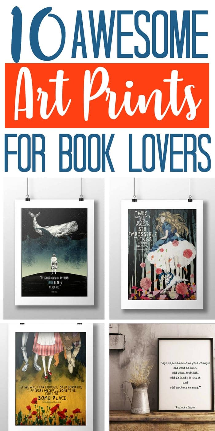 10 Awesome Art Prints for Book Lovers - Unique Gifter
