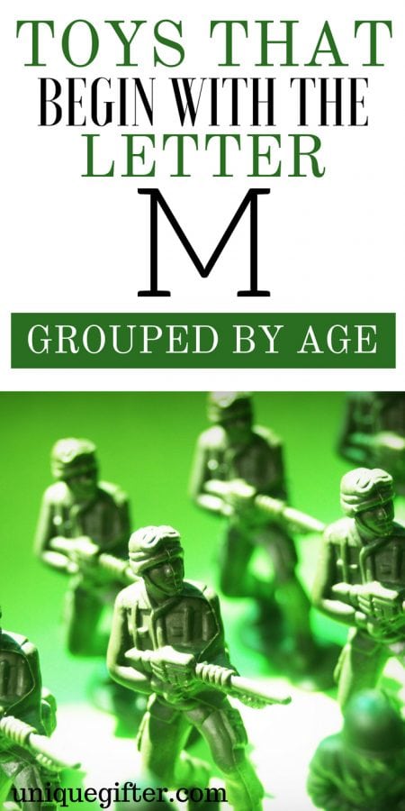 Toys that Begin with the Letter M Grouped by Age - Unique Gifter