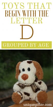 Toys That Begin With the Letter D Grouped by Age - Unique Gifter