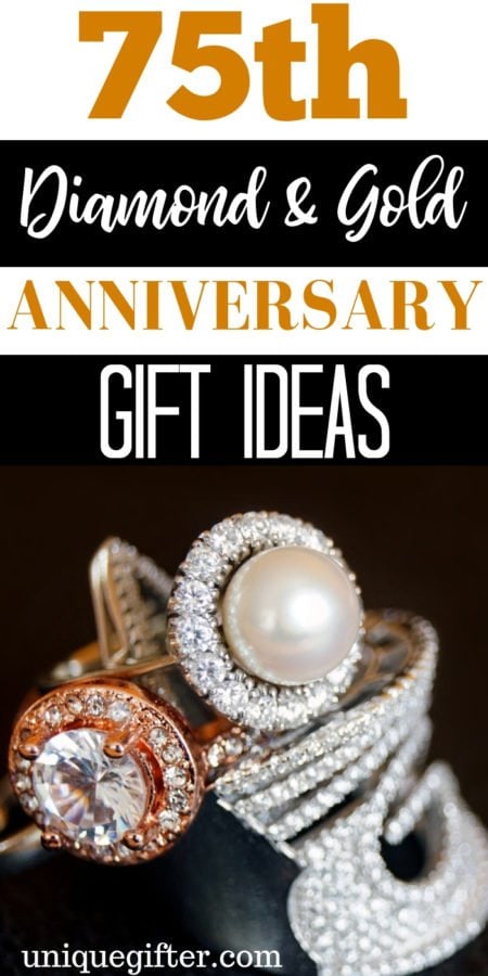 75th Diamond and Gold Anniversary Gift Ideas - Unique Gifter