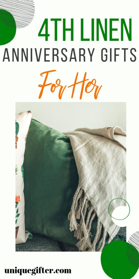 40 4th Linen Anniversary Gifts for Her - Unique Gifter