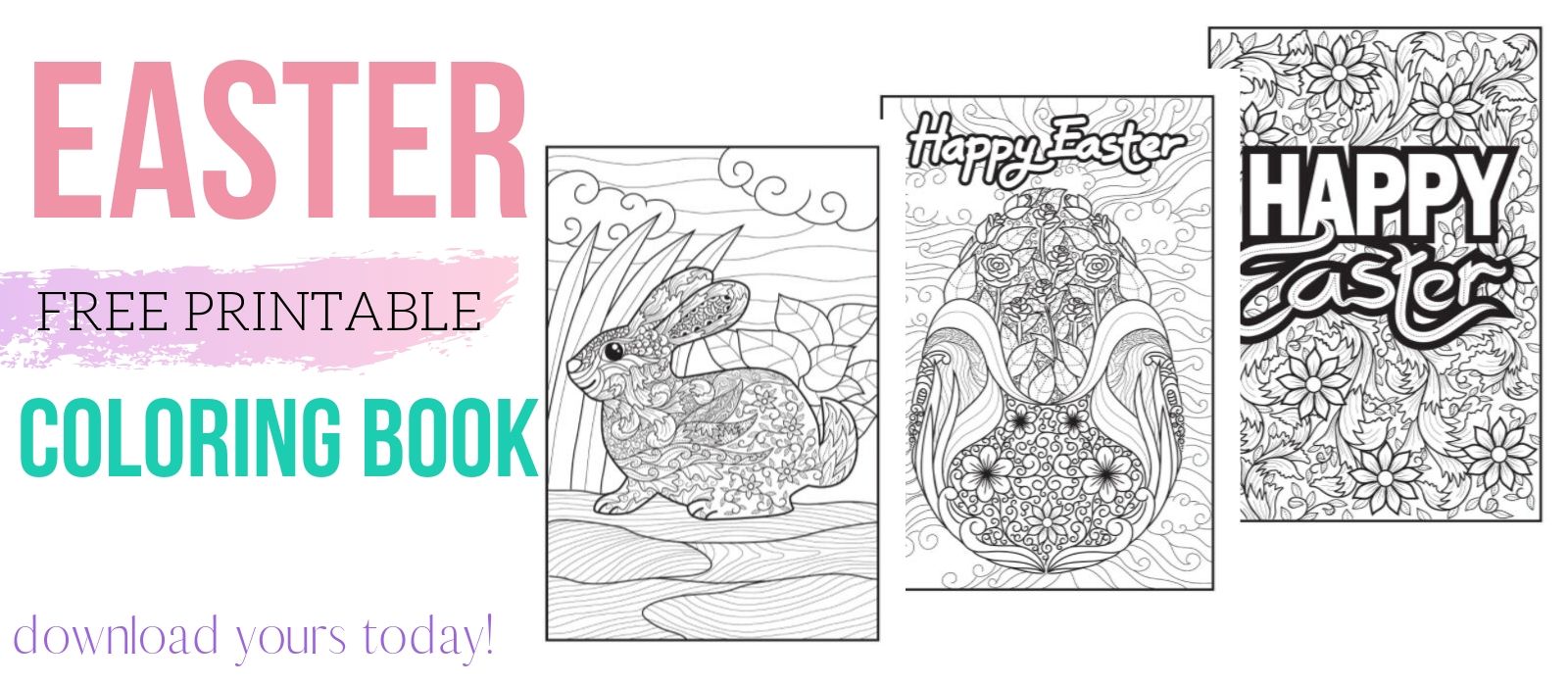 FREE Printable Easter Adult Coloring Pages | Unique Gifter