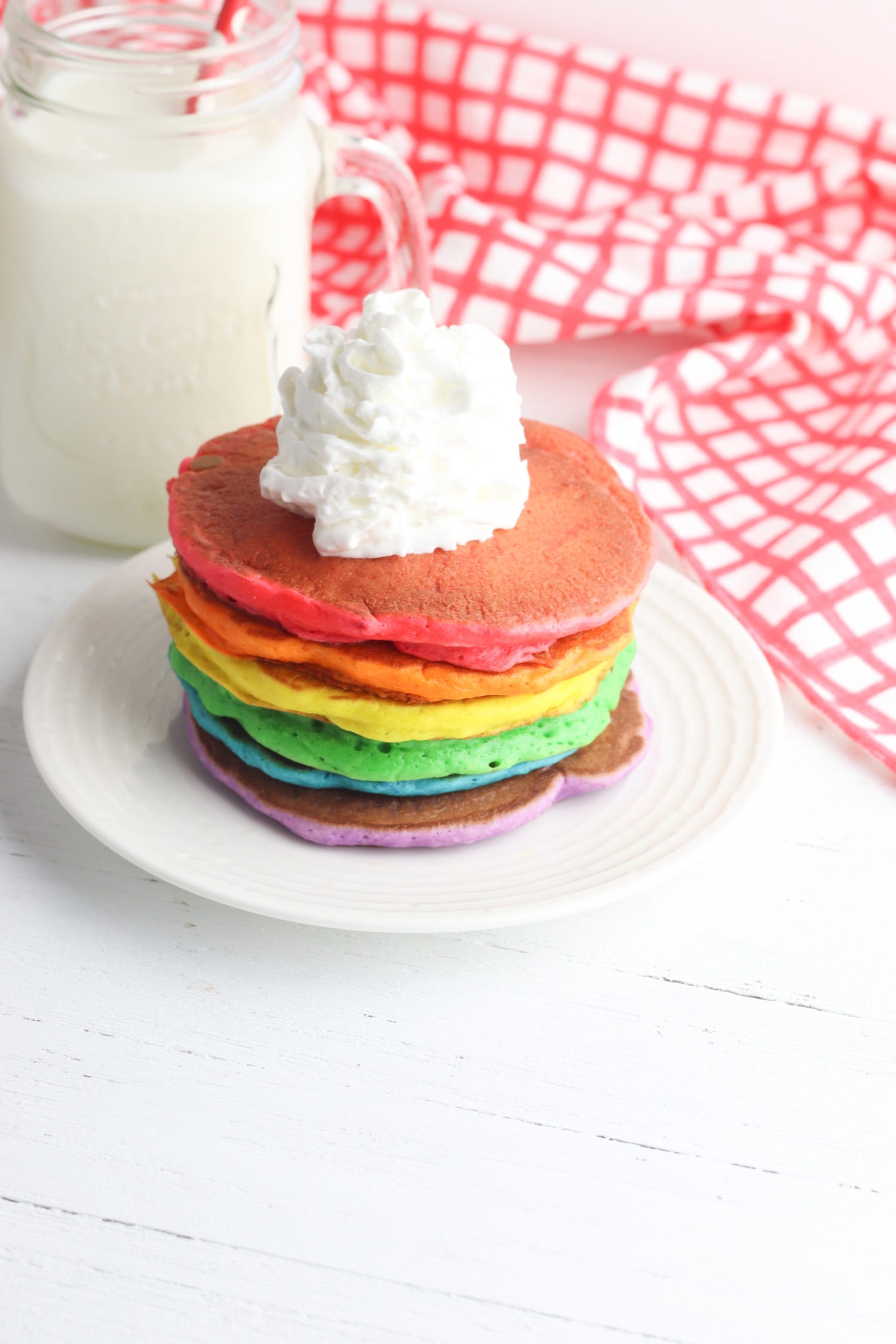 The Best Easy Rainbow Pancakes Recipe | Unique Gifter