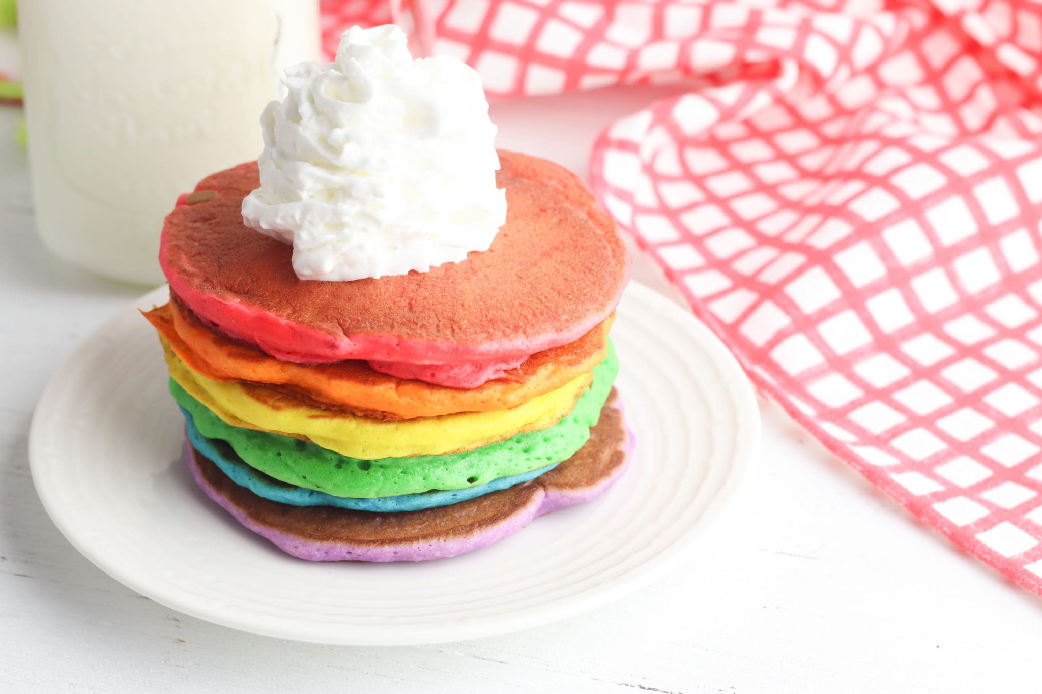The Best Easy Rainbow Pancakes Recipe | Unique Gifter