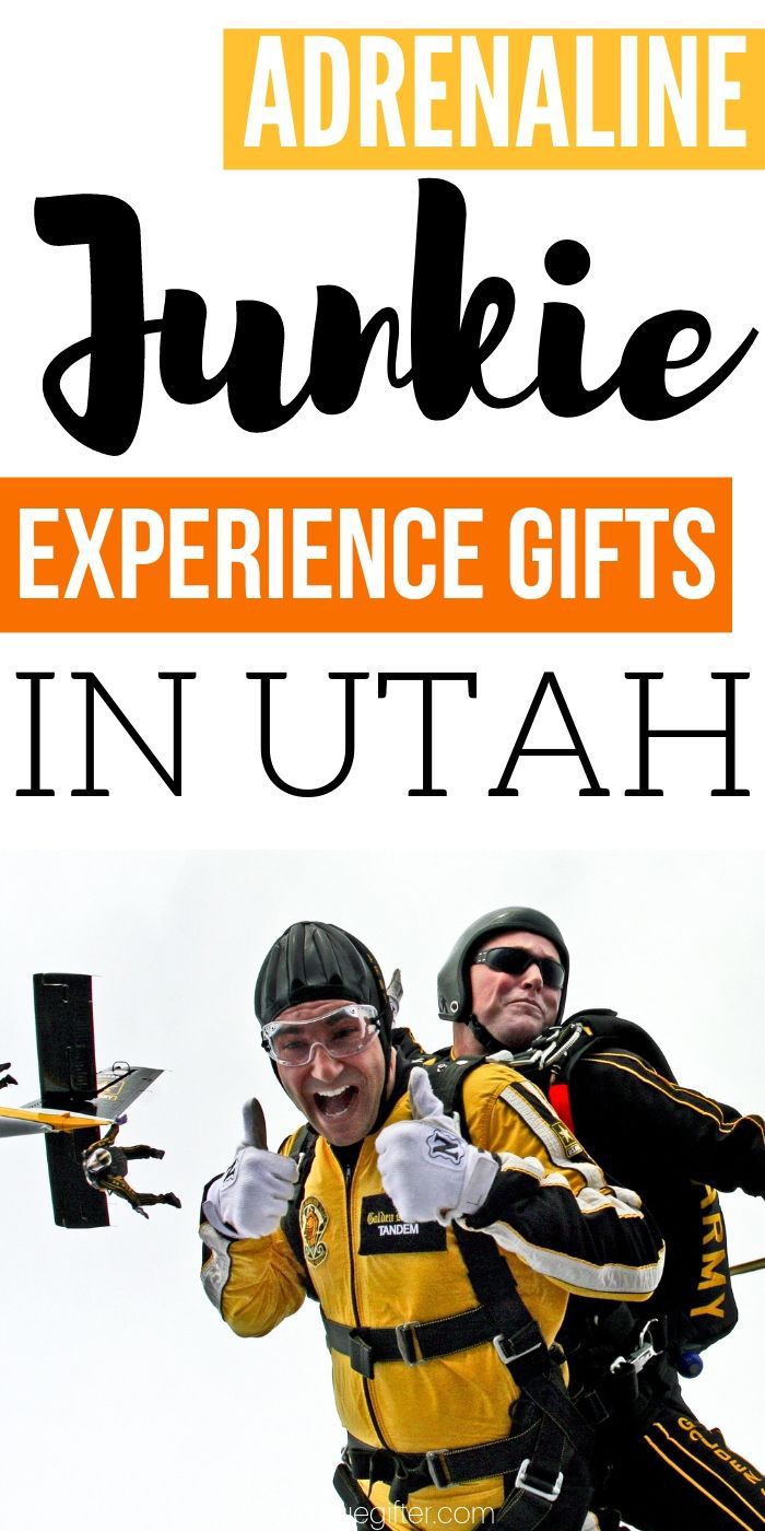 Adrenaline Junkie Experience Gifts in Utah - Unique Gifter