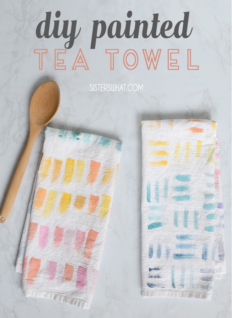 The Best Gift Worthy DIY Tea Towels | Unique Gifter