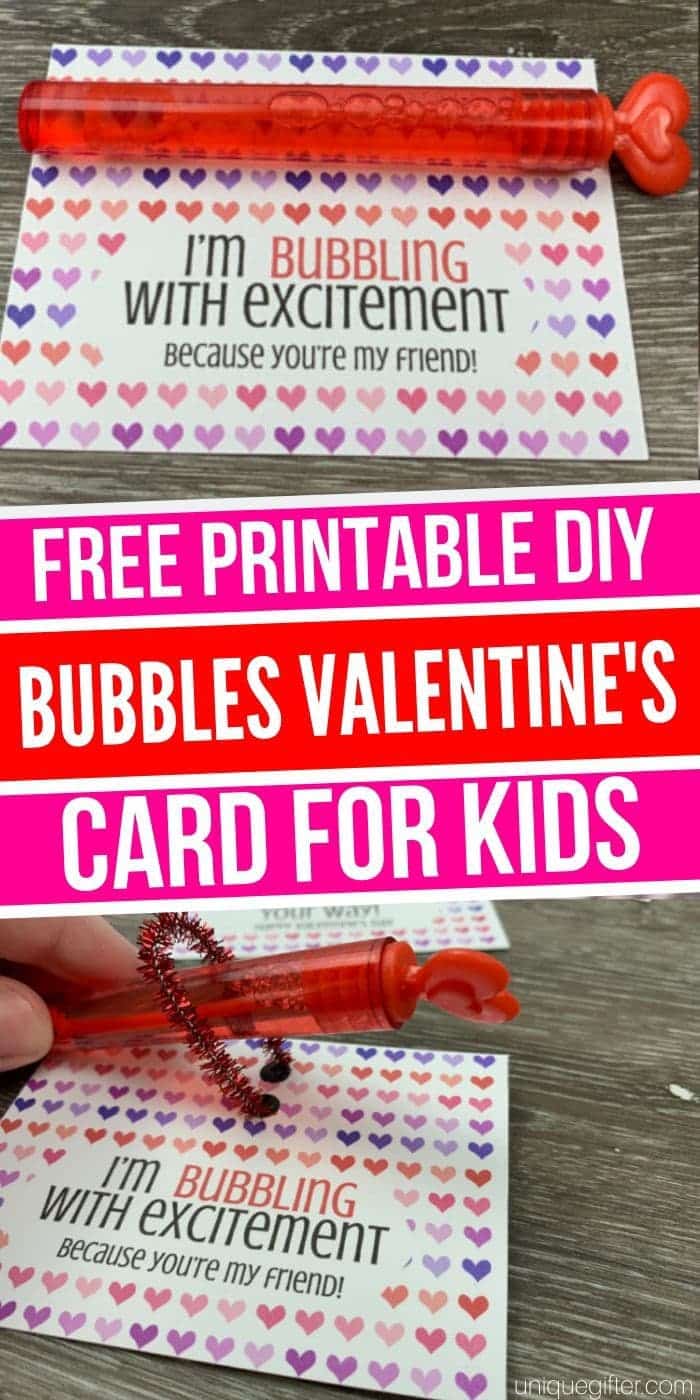 DIY Bubble Valentines - Unique Gifter