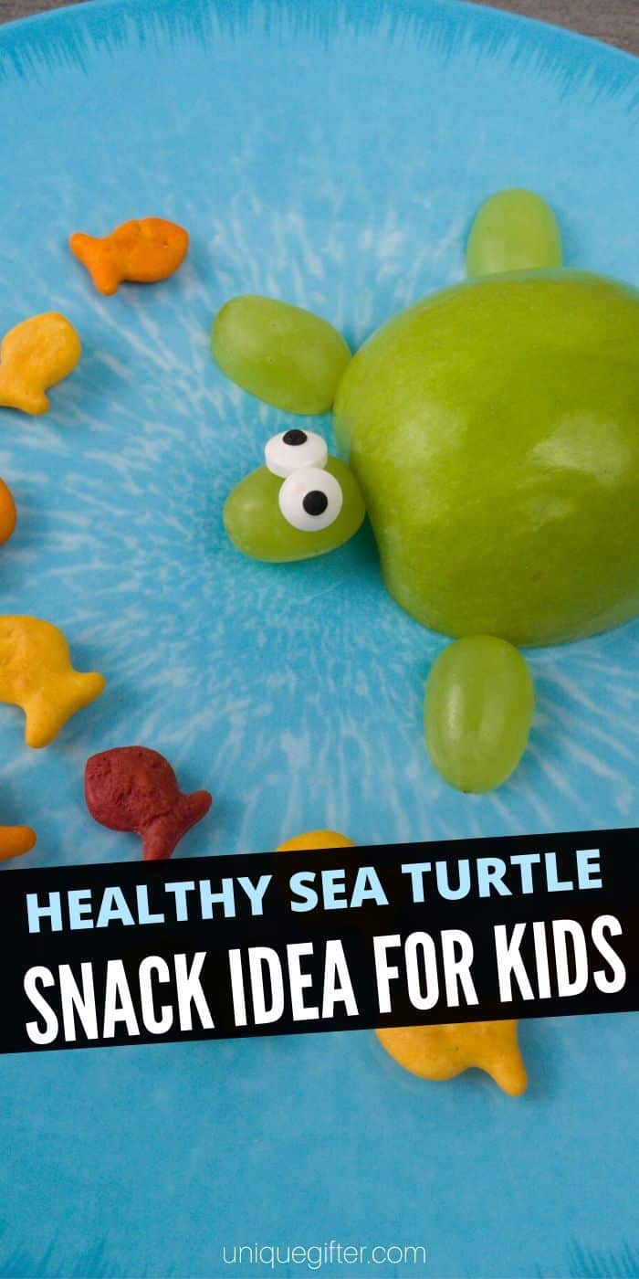 Healthy Sea Turtle Snack Idea for Kids - Unique Gifter