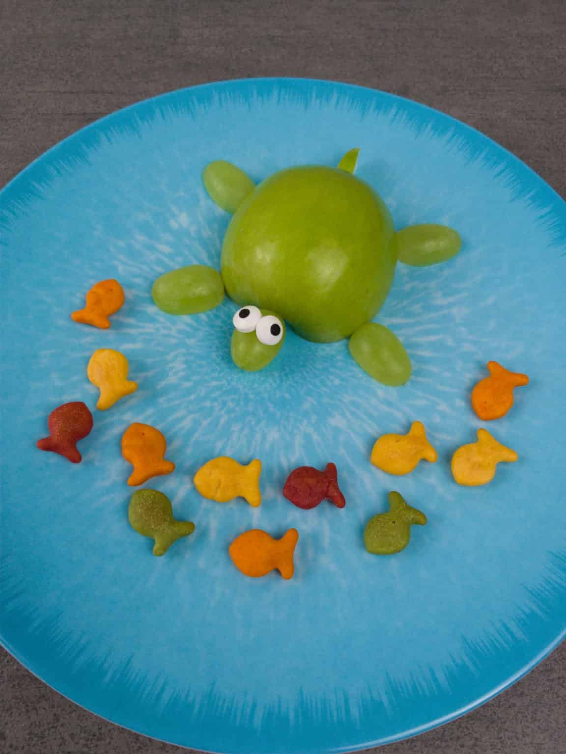 Healthy Sea Turtle Snack Idea for Kids - Unique Gifter