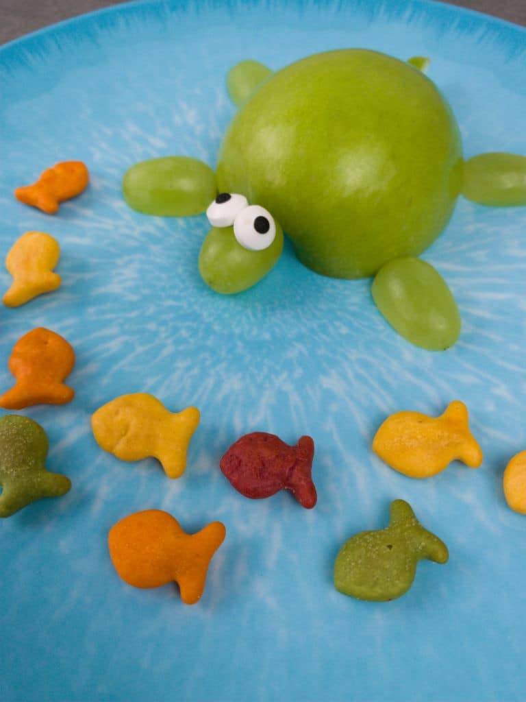 Healthy Sea Turtle Snack Idea for Kids - Unique Gifter