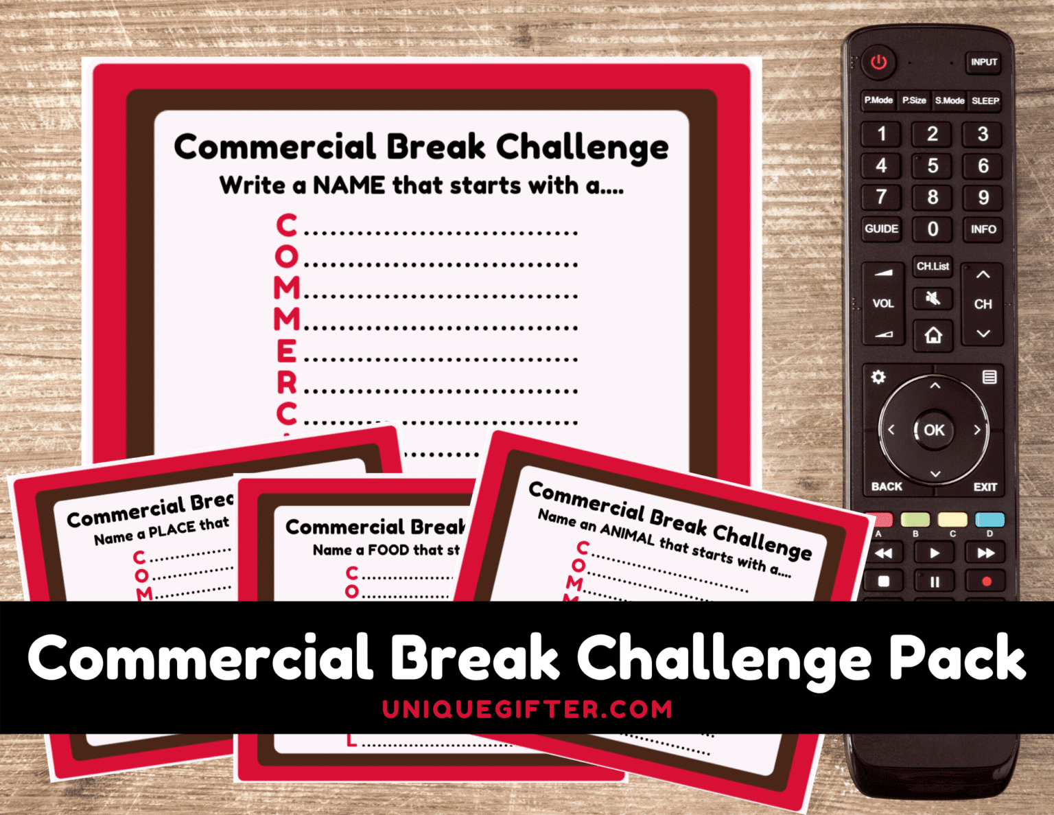 Commercial Break Free Children's Activity - Unique Gifter