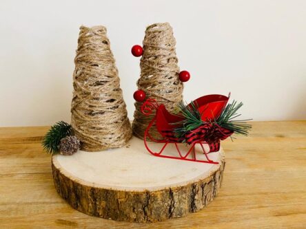 Farmhouse Jute Trees DIY Christmas Decor - Unique Gifter