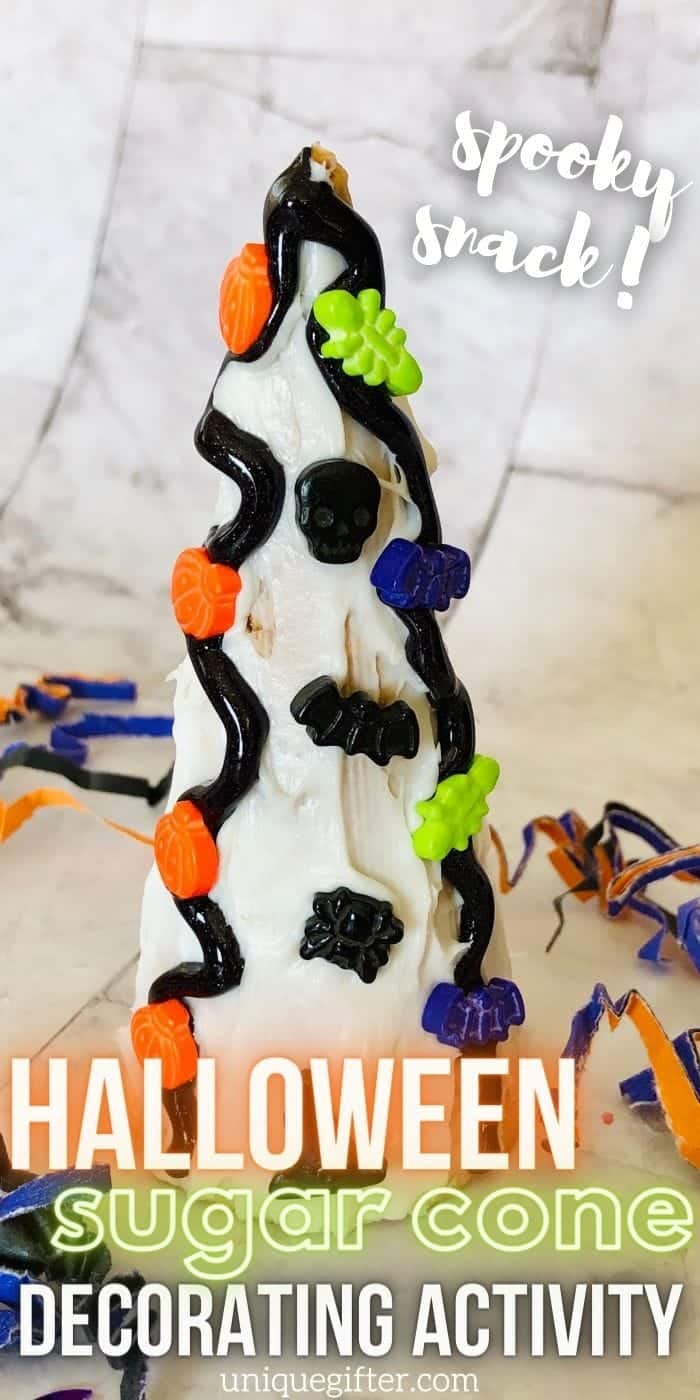 Halloween Sugar Cone Decorating Activity for Kids - Unique Gifter