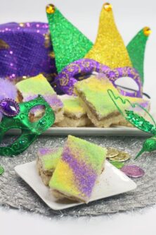 Mardi Gras Easy Mini King Cake Bites - Unique Gifter
