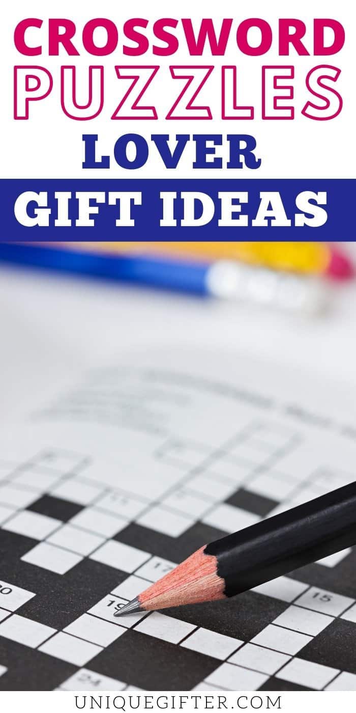 Crossword Puzzle Lover Gift Ideas - Unique Gifter
