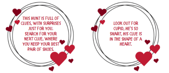 Valentines Day Scavenger Hunt - Unique Gifter