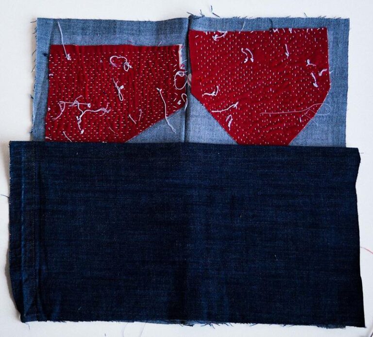 Denim Heart Pillow DIY Tutorial - Unique Gifter