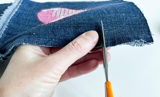 Denim Heart Pillow DIY Tutorial - Unique Gifter