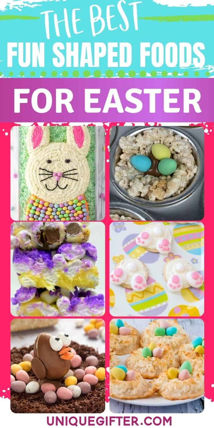 Fun Shaped Foods for Easter - Unique Gifter