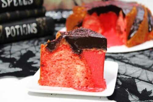 Bleeding Bundt Cake Halloween Recipe - Unique Gifter