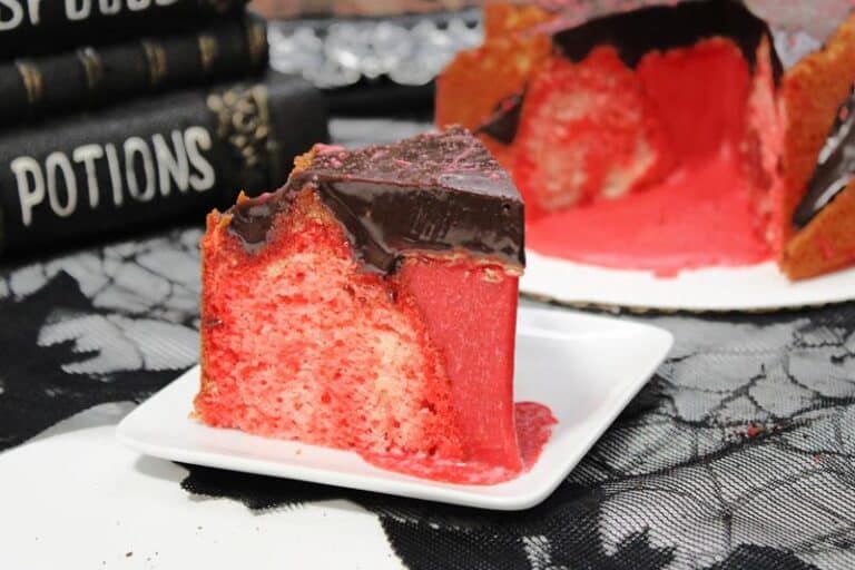 Bleeding Bundt Cake Halloween Recipe - Unique Gifter