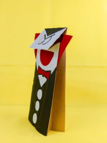 Dracula Paper Puppet Craft for Kids - Unique Gifter
