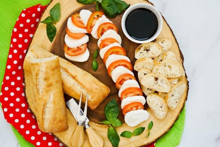 Candy Cane Caprese Cheese Board Unique Gifter