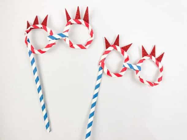 Paper Straw Patriotic Glasses Perfect For Kids - Unique Gifter