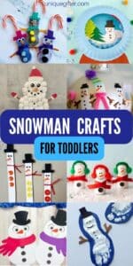 Adorable Snowman Crafts for Toddlers - Unique Gifter