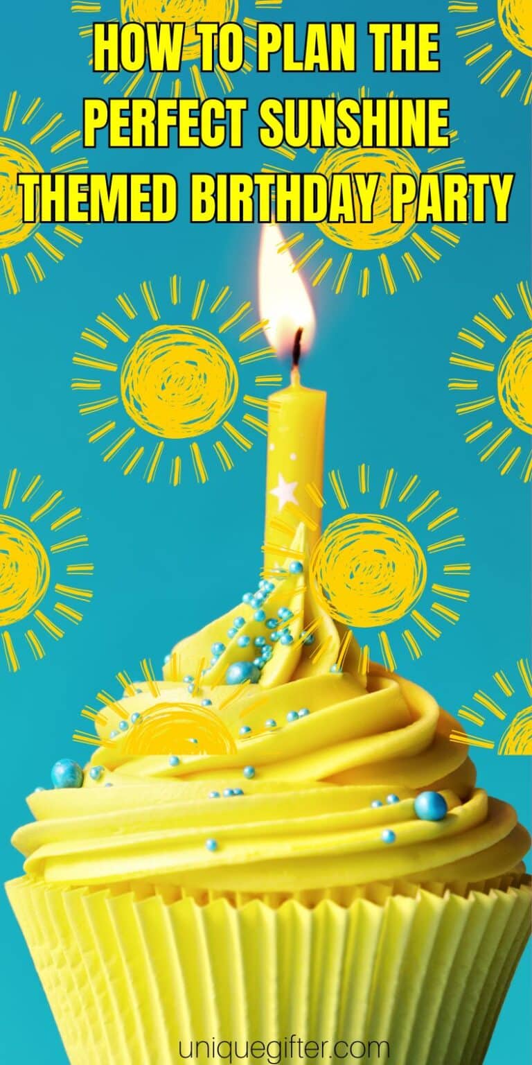 How To Plan The Perfect Sunshine Themed Birthday Party - Unique Gifter