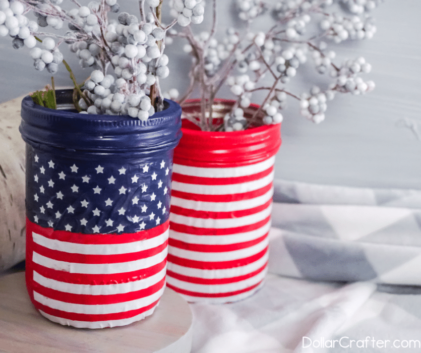 4th of July Mason Jar Crafts - Unique Gifter